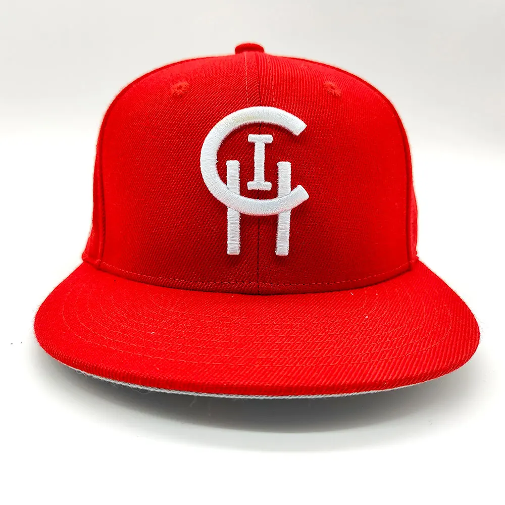 Shop Our 6 Panel Custom Flat Brim Hats with 3D Embroidery