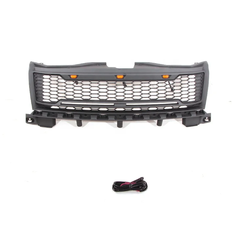 Suv Auto Parts Black Front Bumper Grille W Led Lighting Custom Modified ...