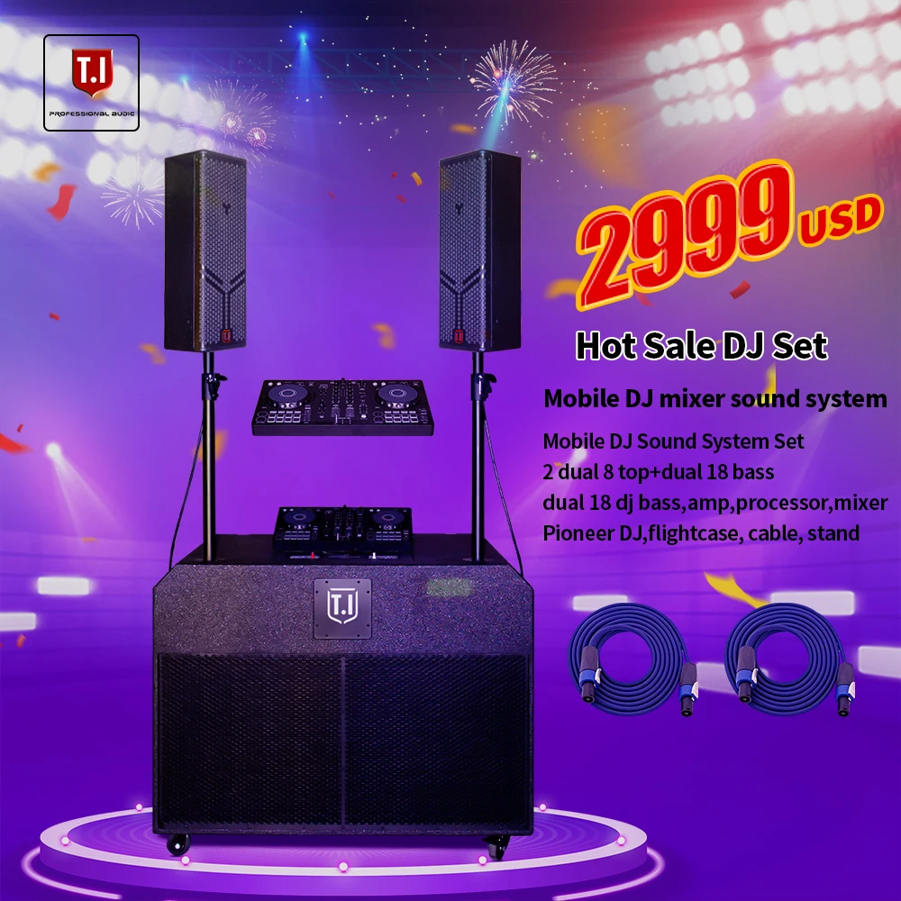Full Set Dj Sounds System Speakers and Amplifier for Sale