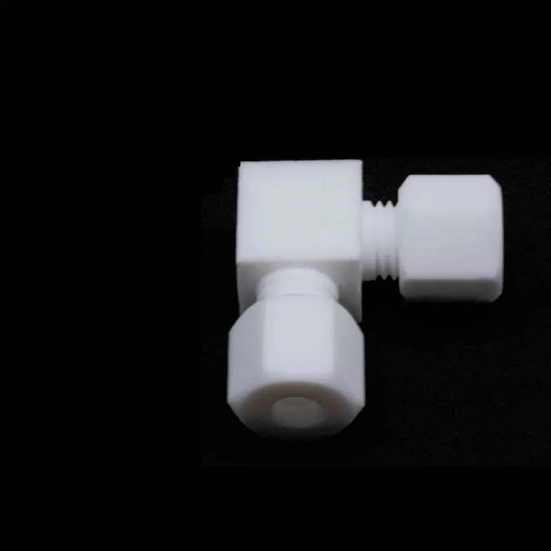 PTFE Tube Connector - High Temperature 1/8" Male Elbow Fitting