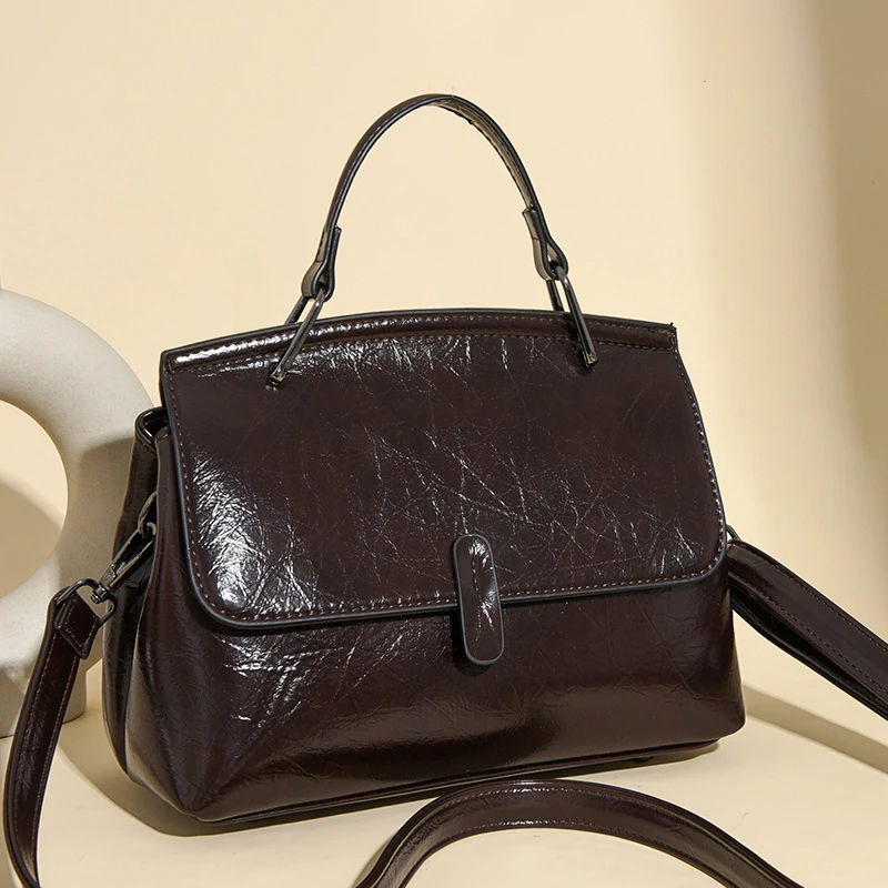 New Fashion Top Quality Handbags Pu Leather Luxury Ladies Flip Cover ...