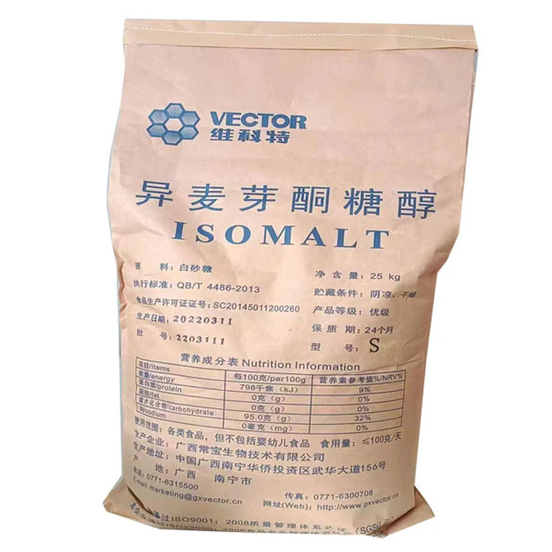 Food Additive Sweetener Isomaltitol Palatinitol Food Grade Crystal E953 25 Kg Isomalt Sugar ...