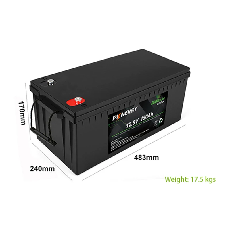 Pknergy Lithium Ion Battery 12v 150ah Deep Cycle Rechargeable Battery ...