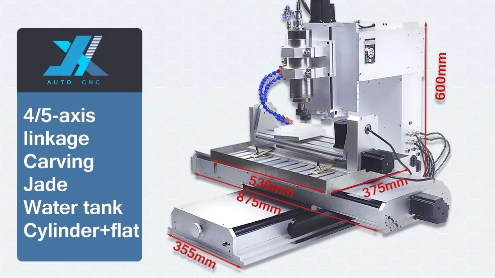 Desktop Mini Hobby 3d Cnc Wood Carving Router 4 5 Axes Axis 3d Wood ...