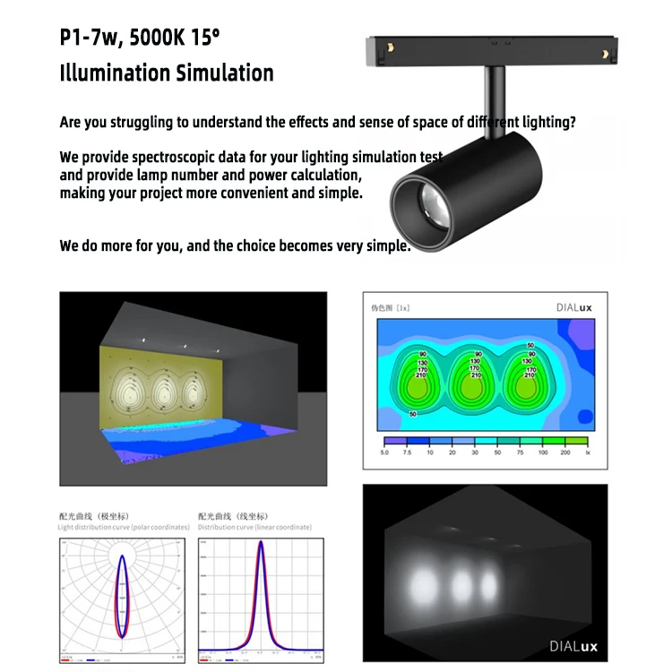 Best Dimmable Magnetic Guide Rail Lamp Saa Certification Led Rail Light ...