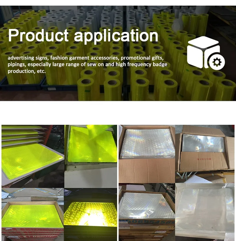 Custom EN471 Prismatic PVC Reflective Sheet - DINGFEI