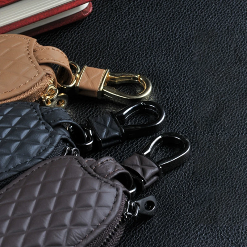 Customized Real Leather Car Logo Car Key Cover Case With Car logo for ...
