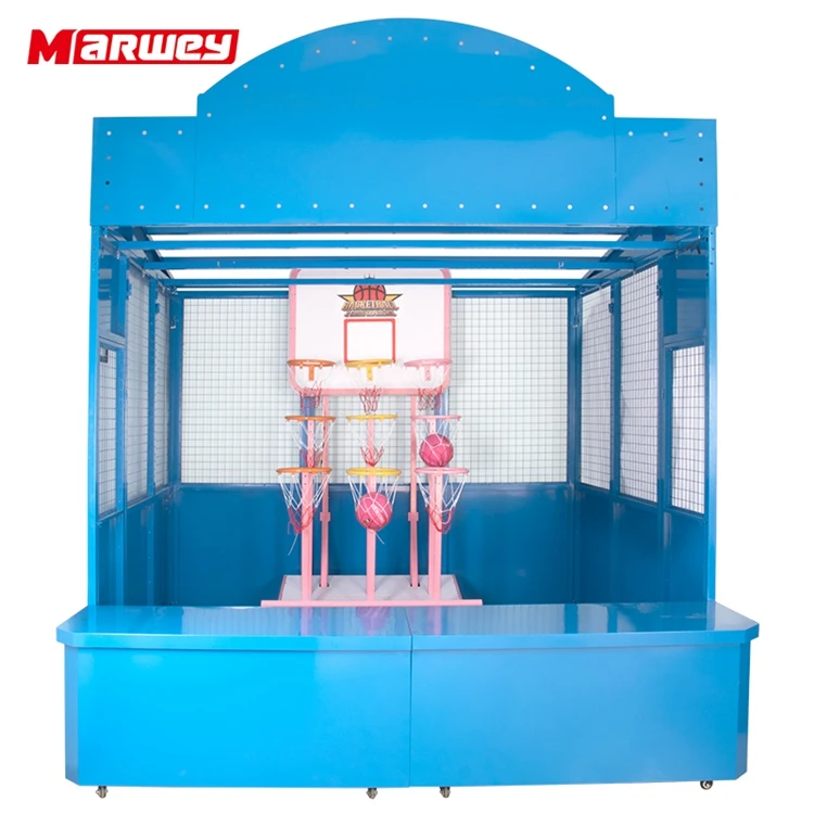 Outdoor Amusement Park Carnival Booth Games Basketball Toss Carnival ...