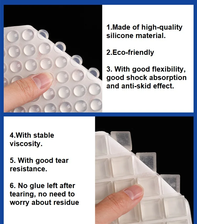 3m Clear Rubber Feet Tiny Bumpons Small Adhesive Rubber Dot - Buy ...