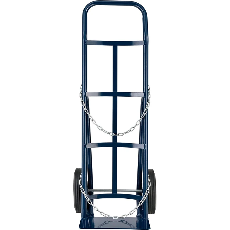 Jh-mech Oxygen Cylinder Trolley 500 Lb. Cap 10" Semi-pneumatic Wheels ...