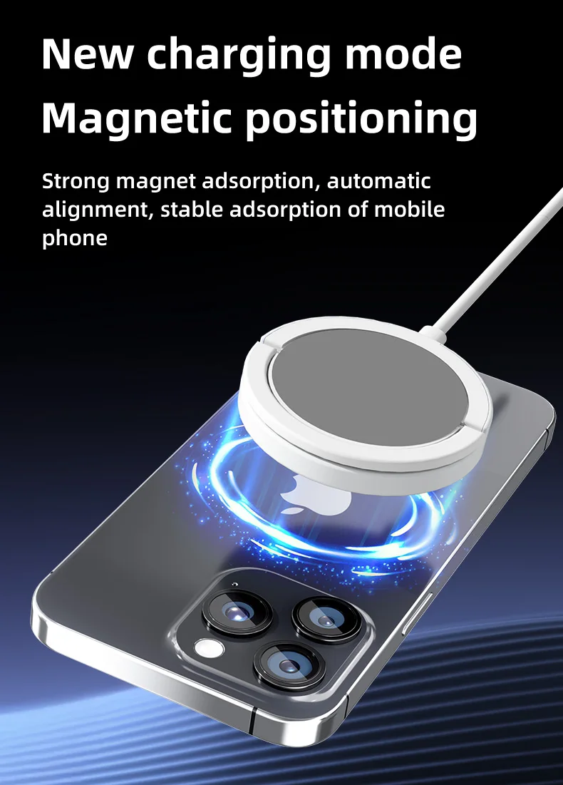 2026 New Arrival 3 in 1 Magnetic Wireless Charger for iPhone 17/16/15 for Apple Watch for ...