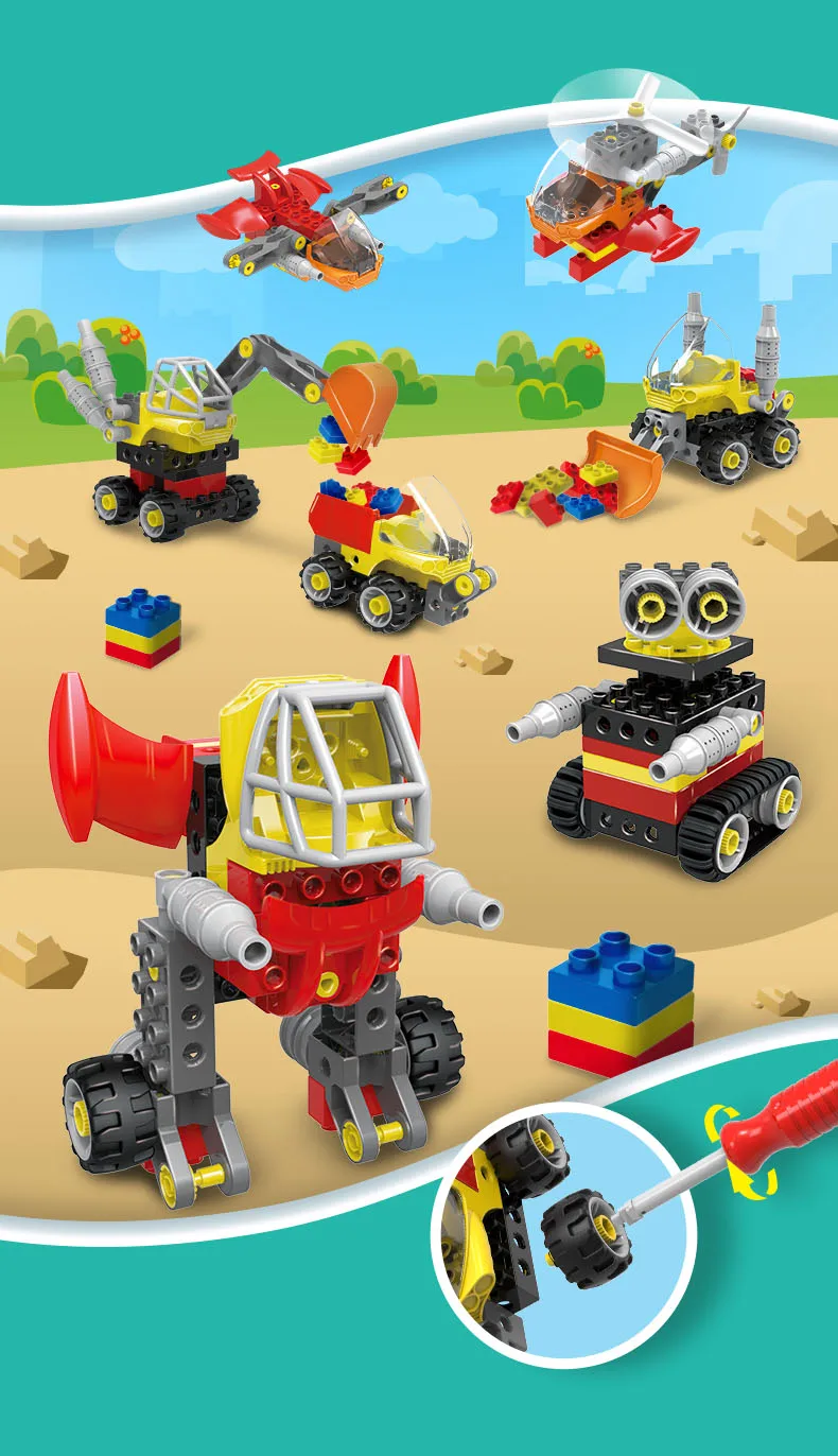 Stem Education Assembly Robot Toys Children Educational Creative Diy ...