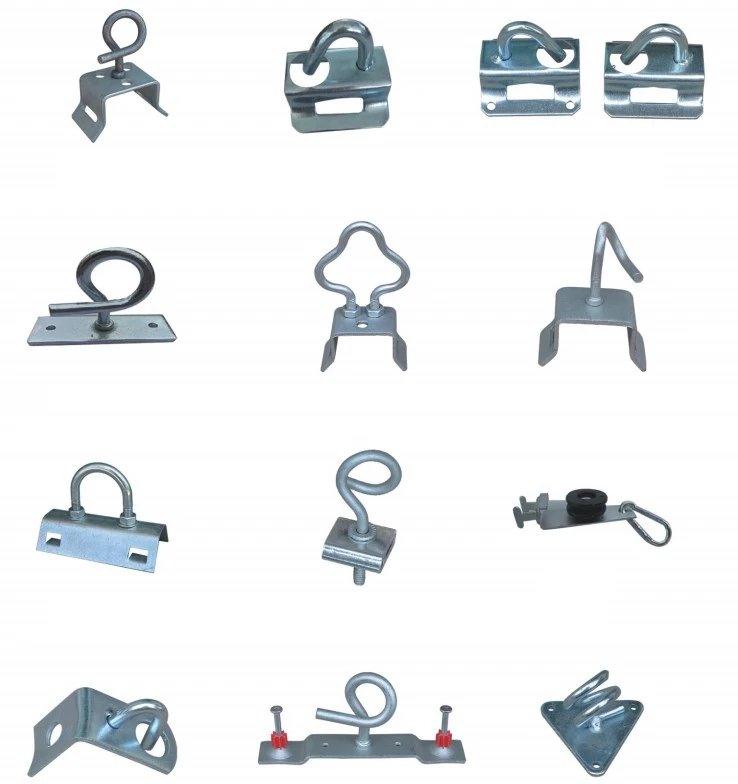 Metal Retractor Bracket Wedge Strain Tension Clamp Suspension Hooks ...