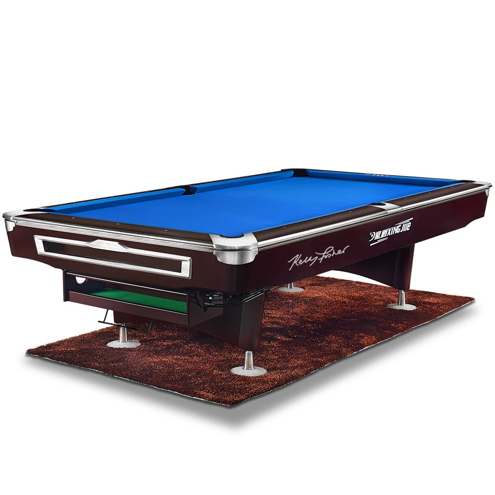 Factory Direct Sale Top Slate 9FT Solid Wood Pool Table