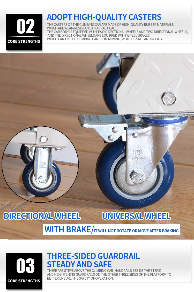 Detachable Mobile Step Ladder - Safe Climbing Platform