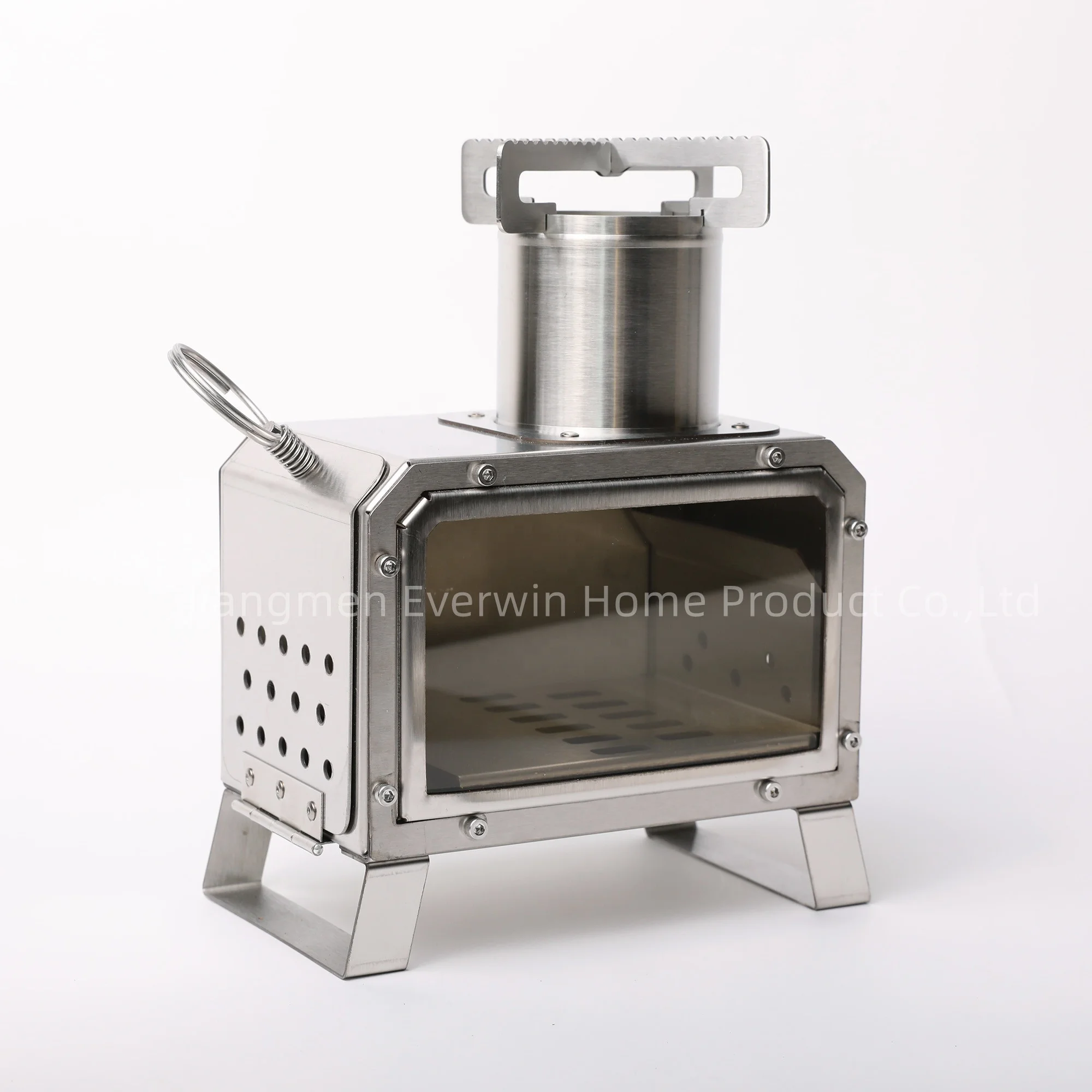 Detachable Rectangle Stainless Steel Outdoor Bonfire Stove Camping Fire ...