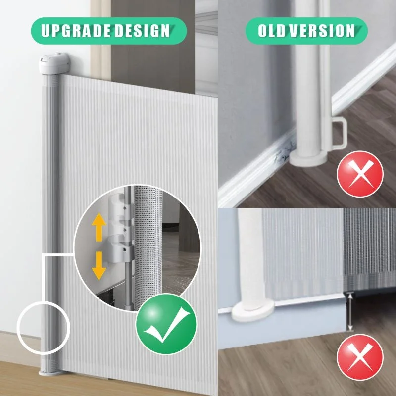 Retractable Mesh Stair Gate Safety Gate For Children Mesh Baby Gate ...