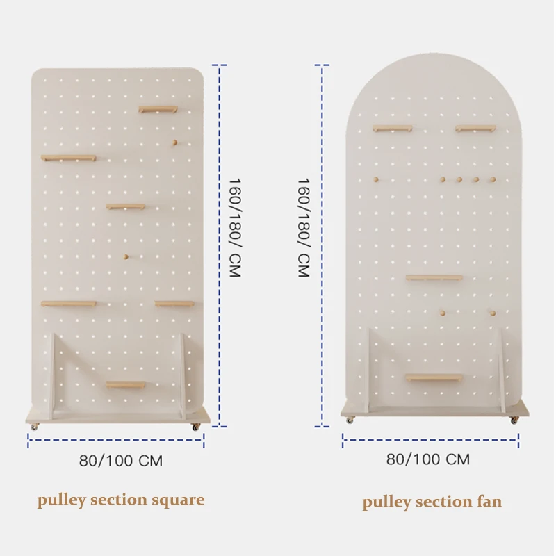 Wooden Floating Shelves Pegboard Wall Shelves Wood Mounted Organizer For Decoration Easy ...