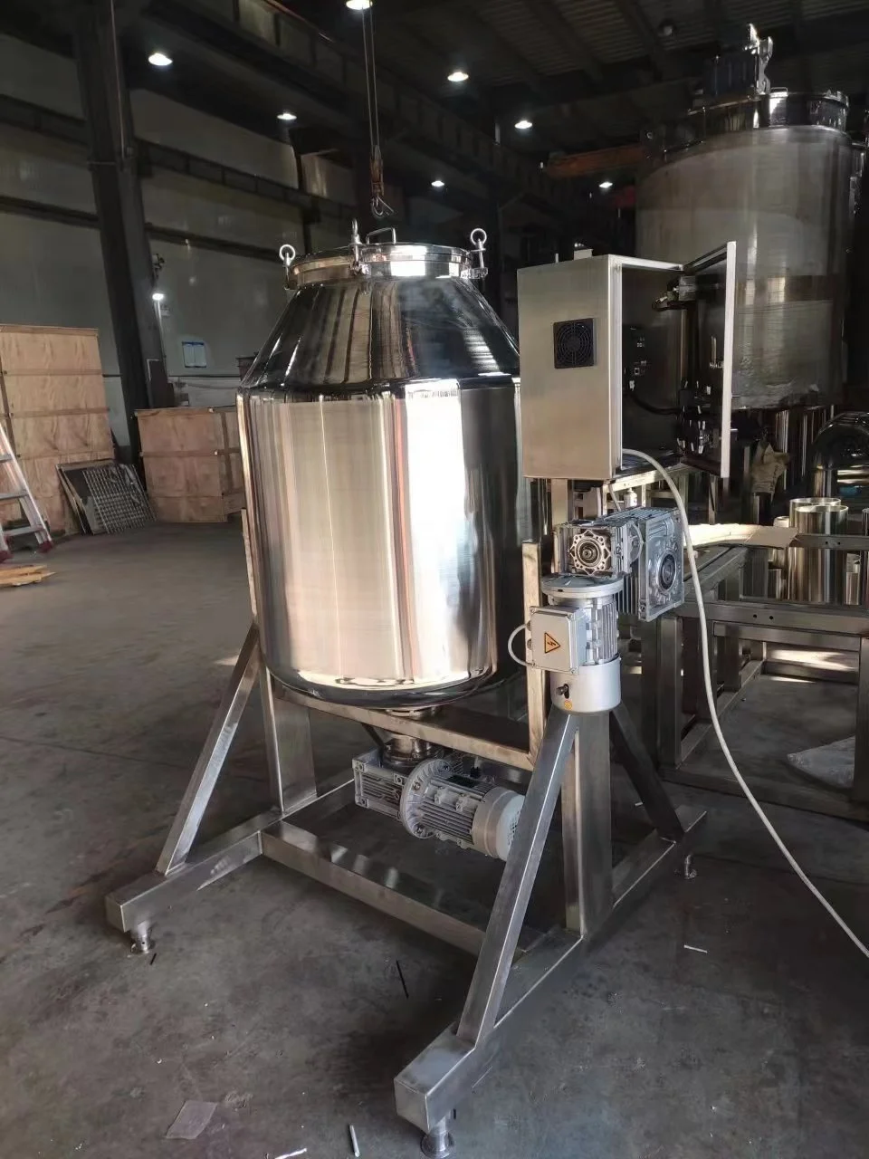 Rotary Drum Powder Mixer for Tea Leaf - Efficient & Durable