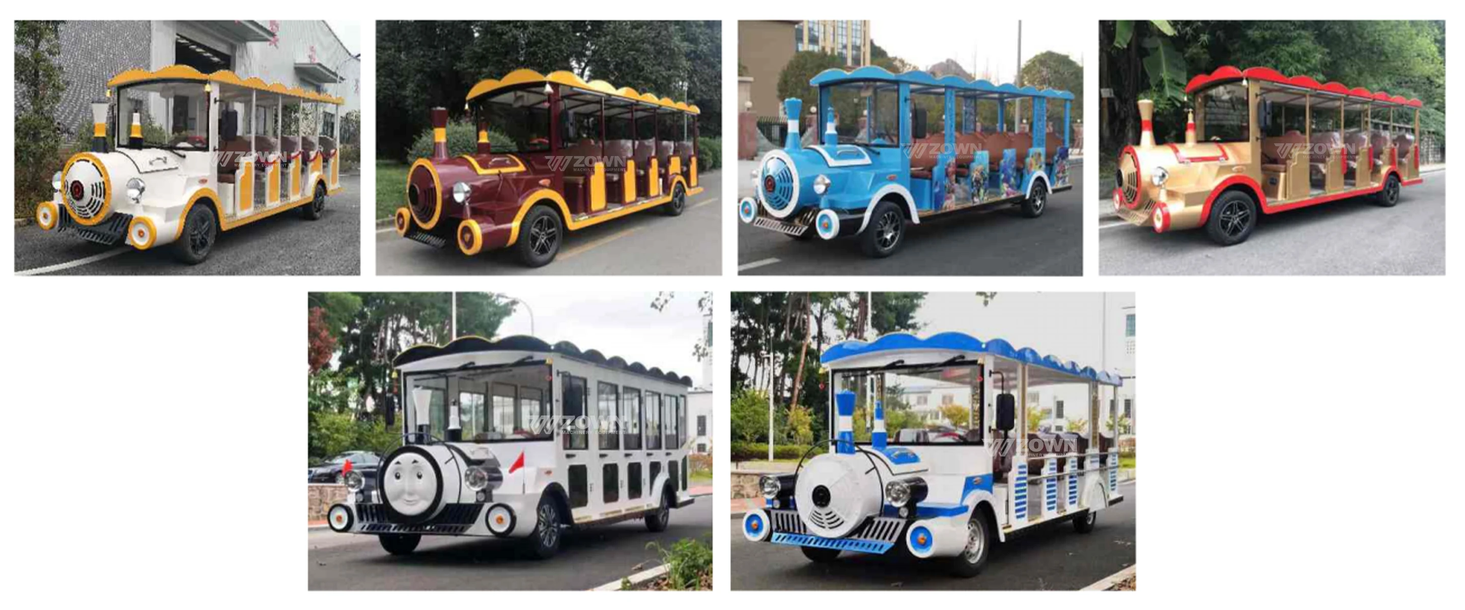 Small Train Series Electric Shuttle Bus for Sightseeing
