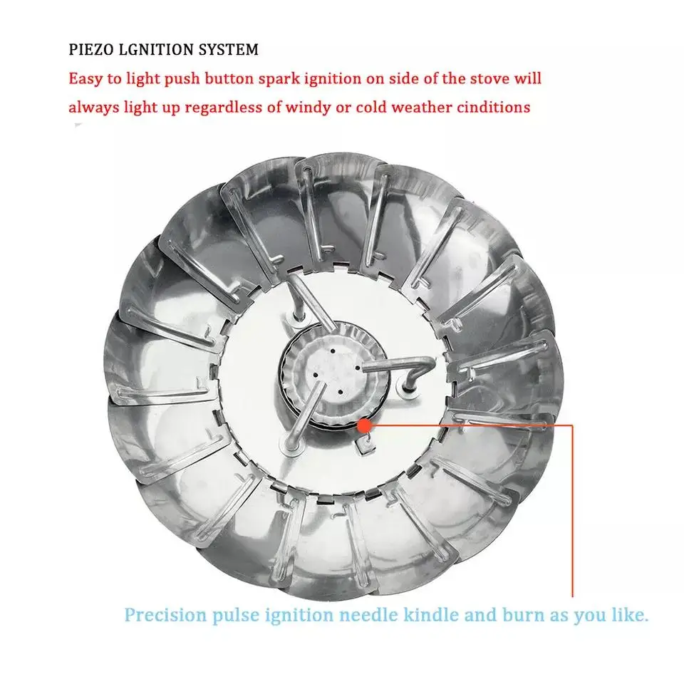 Ultralight Camping Stove - Windproof & Portable Lotus Stove