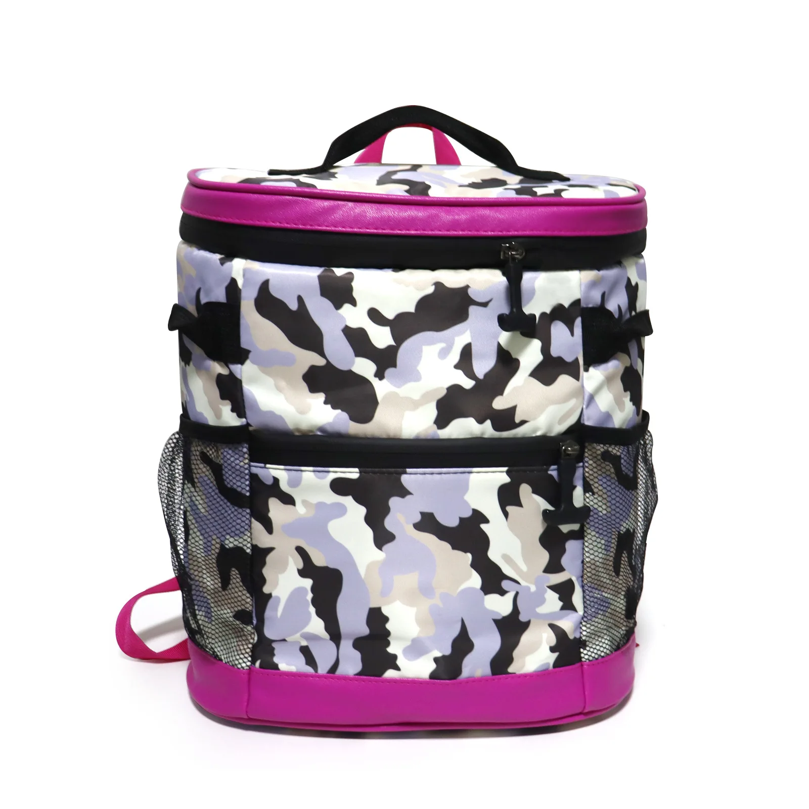 Wholesale Outdoor Travel Black Leopard Cooler Backpack Big Size Summer ...