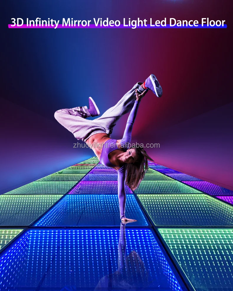 Zy Tempered Glass Panel Waterproof Outdoor Infinity Mirror 3d Effect ...