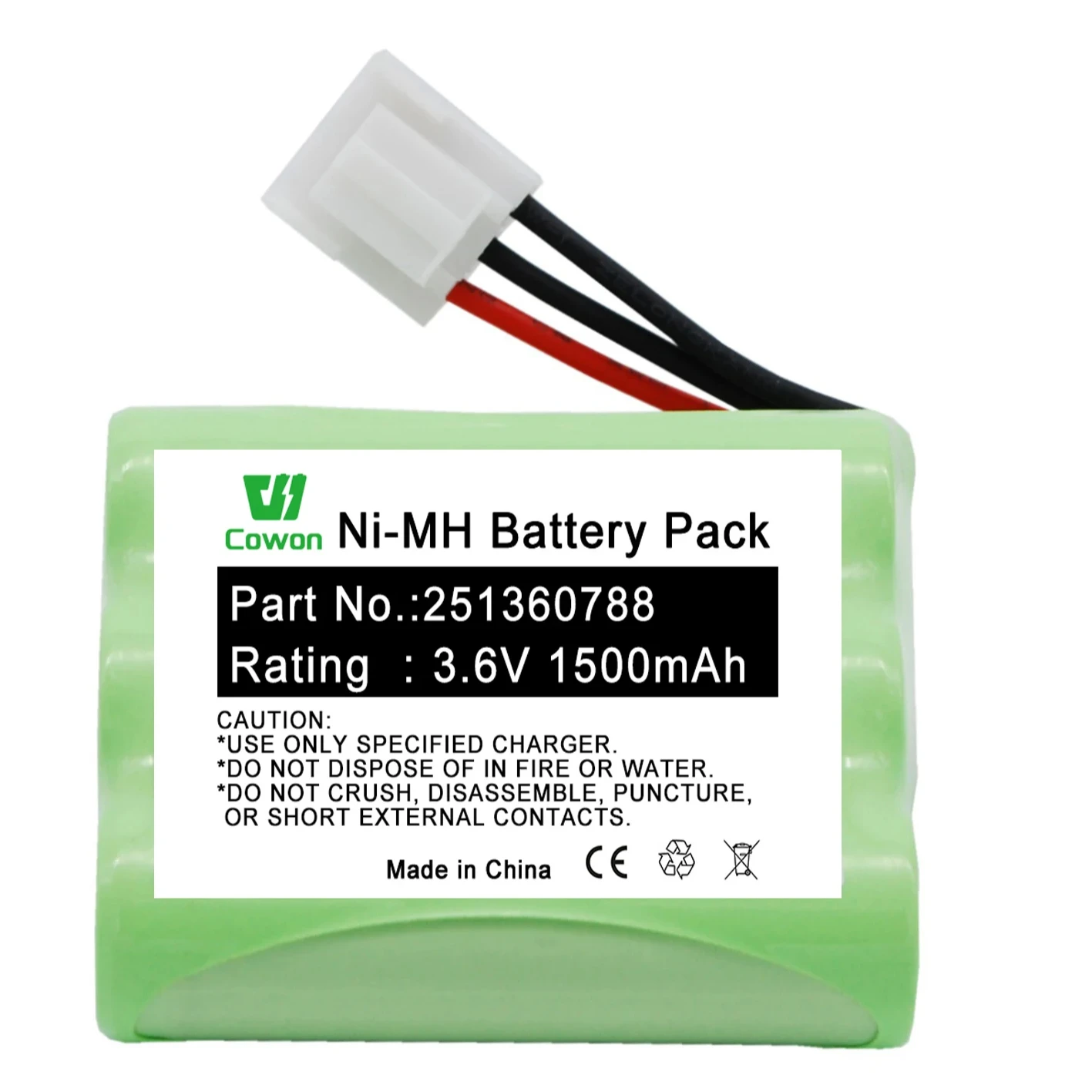 Ingenico 3.6V 1500mAh Ni-mh Battery for EFT930P EFT930B EFT930G Sagem ...
