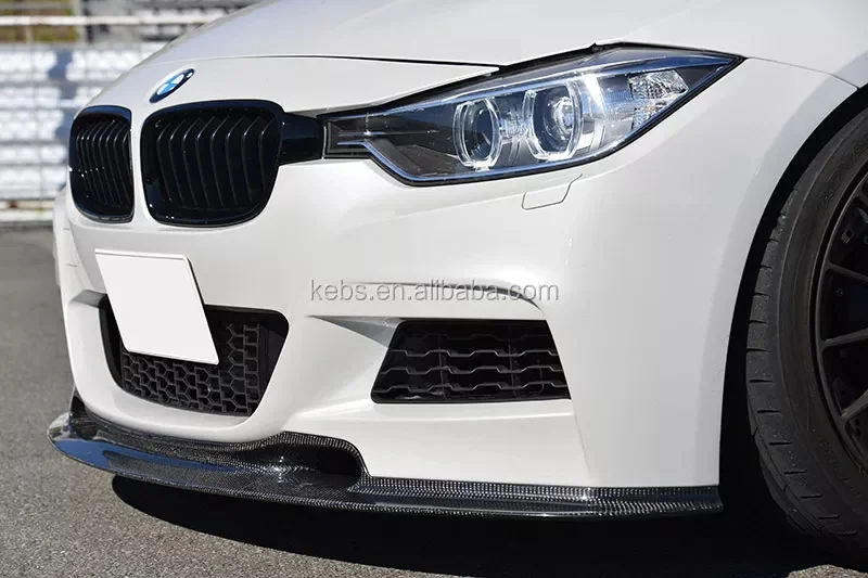 V Type Front Lip Carbon Fiber Spoiler for BMW F30 2013-2015