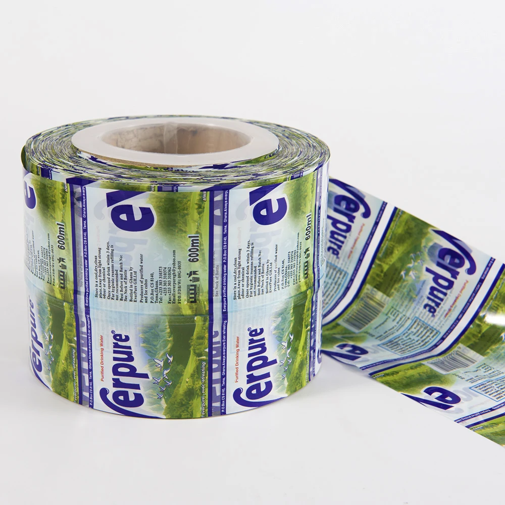 Plastic Film Shrink Packaging Bottle Bopp Heat Shrinking Sleeve Wrap ...