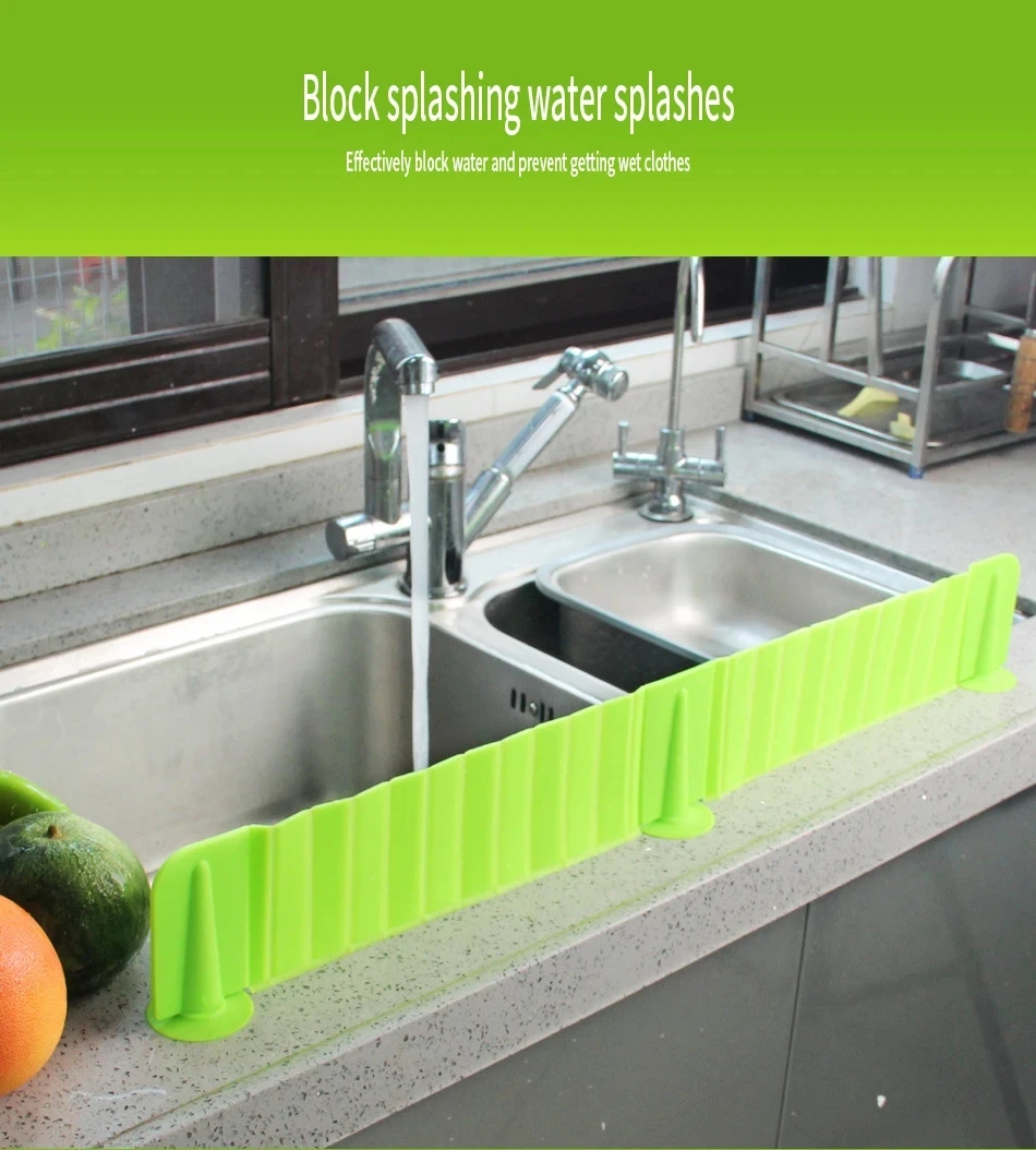 Silicone Dishwashing Baffle Suction Cup Upgrade Retractable Silicone ...