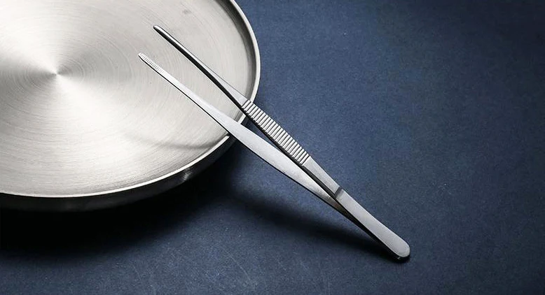 Manual Surgical Dressing Forceps - Toothless Tweezers