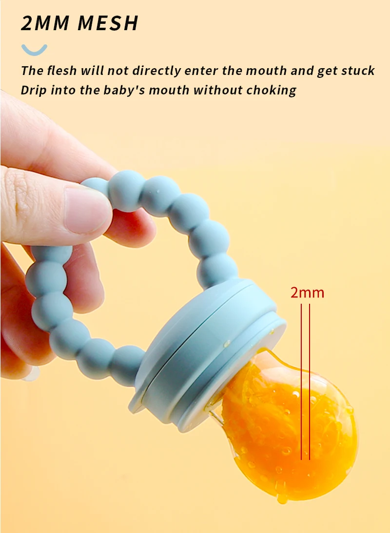 Custom Wholesale Food Grade Silicone Baby Fruit Pacifier Baby Nipple ...