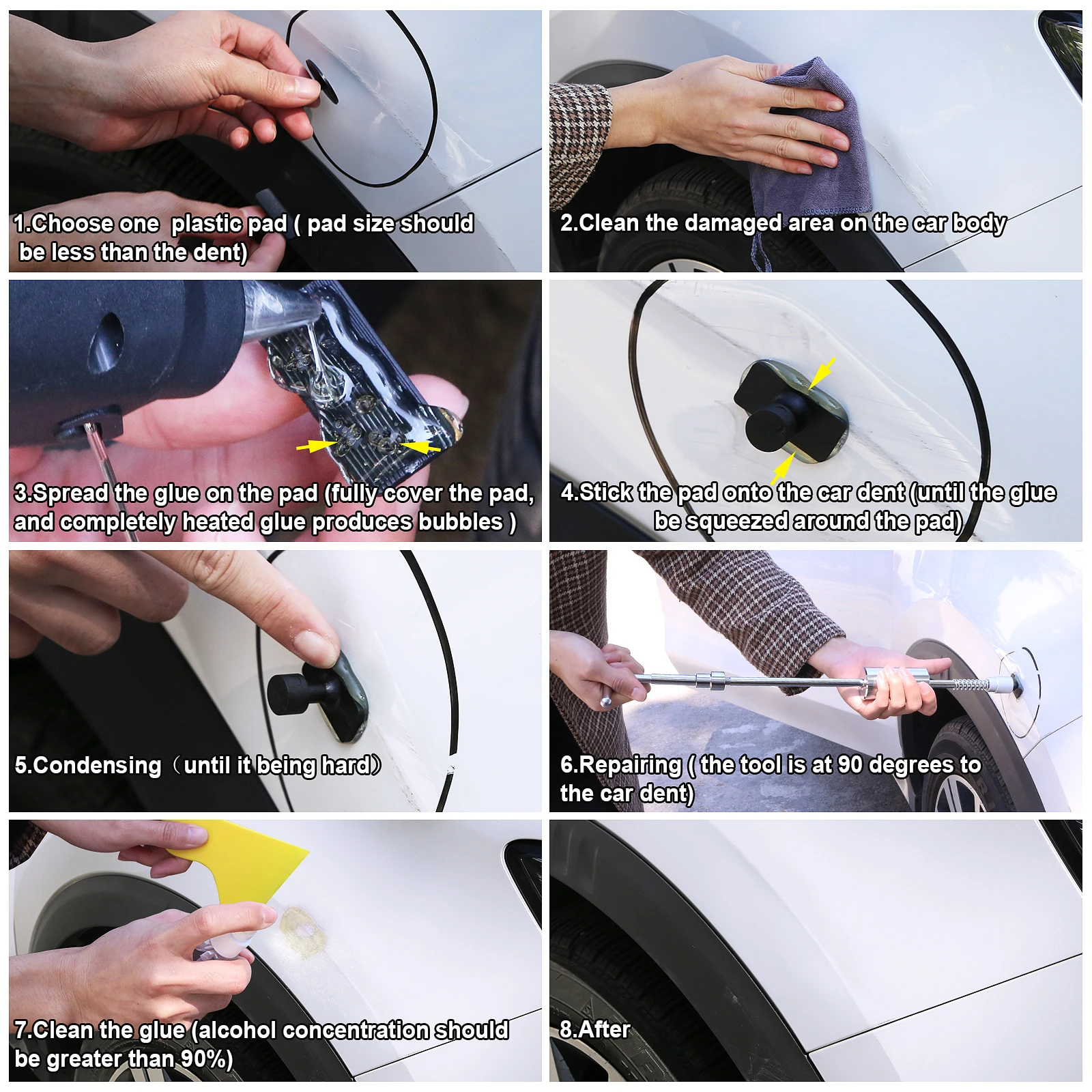 PDR Tool Hook Push Rods - Efficient Car Dent Repair