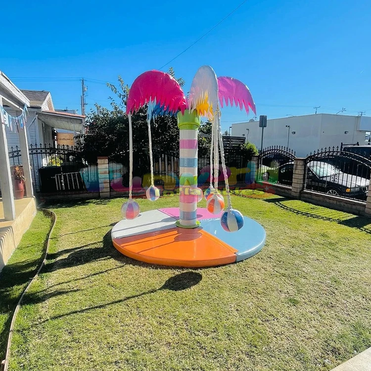 Electric Coconut Swing Palm Tree - Fun Indoor Play Equipment