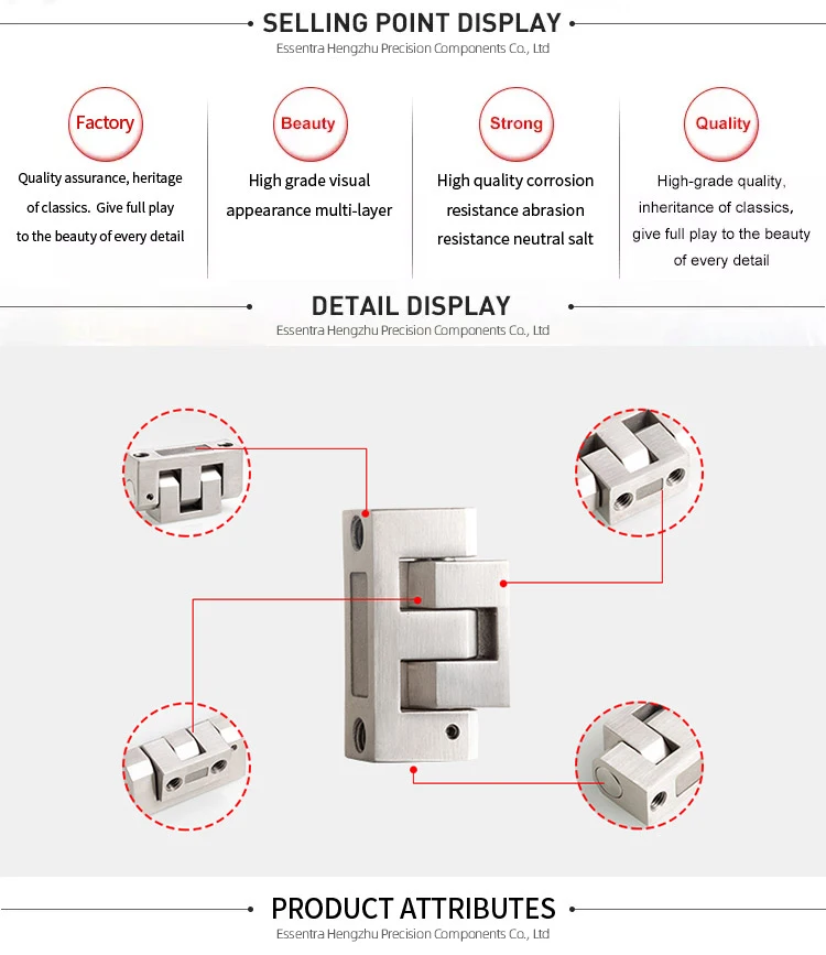 HL029S Hengzhu Sus316 Hinge - Durable Stainless Steel