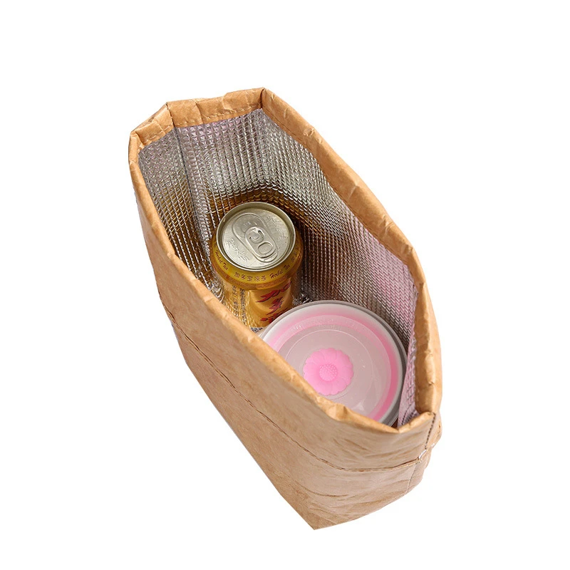 Outing Portable Folding Eco-Friendly Aluminium Foil Kraft Paper Cooler ...