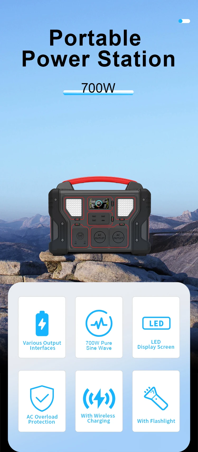 Mini Sistema Solar En Red,500w,600w,700w,Para Balcón,Jardín,Kits De ...