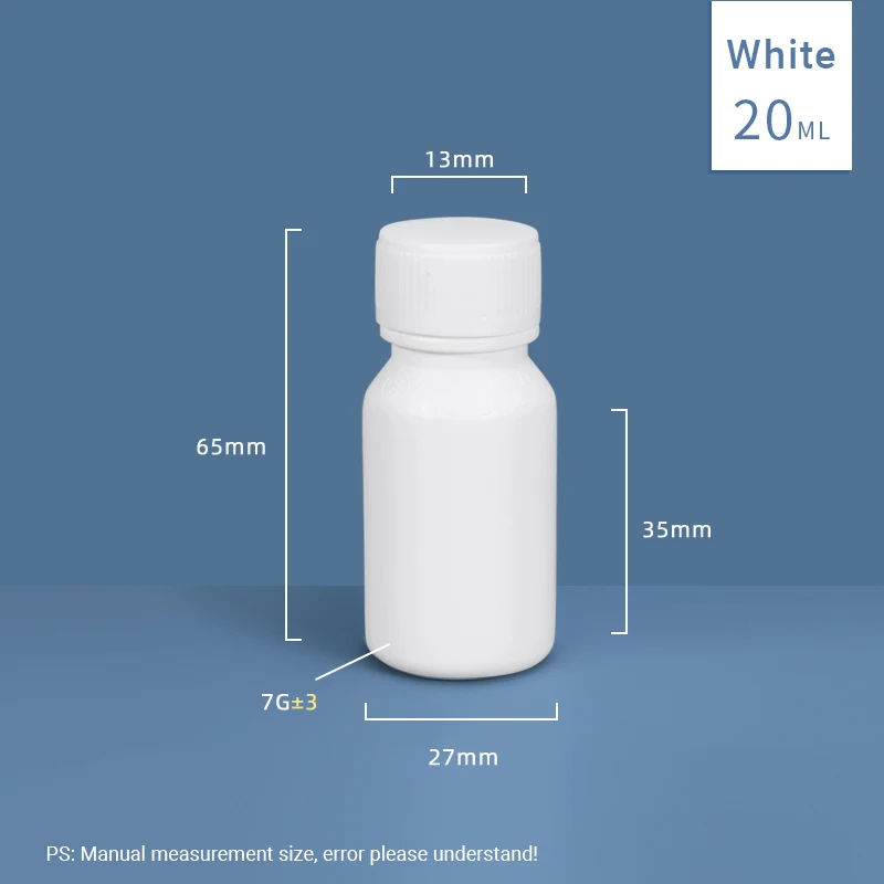 1 Liter HDPE Fluorinated Plastic Bottle for Chemicals