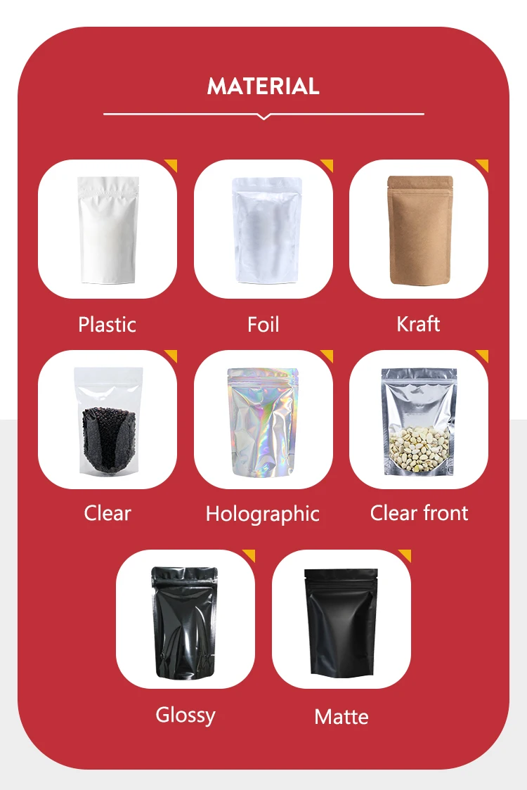 China Custom Logo Doy Pack Standup Pouch Food Flexible Packaging ...