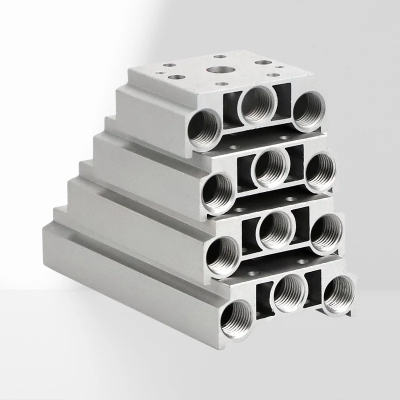 Aluminum Pneumatic Solenoid Valve Base - Durable & Efficient