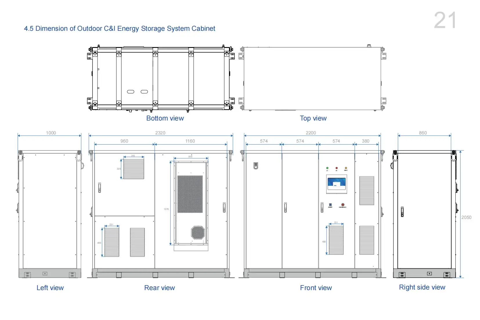 Oloid 15years Lifespan 80~120kwh 60kw All-in-one Ac Cooling Lifepo4 ...