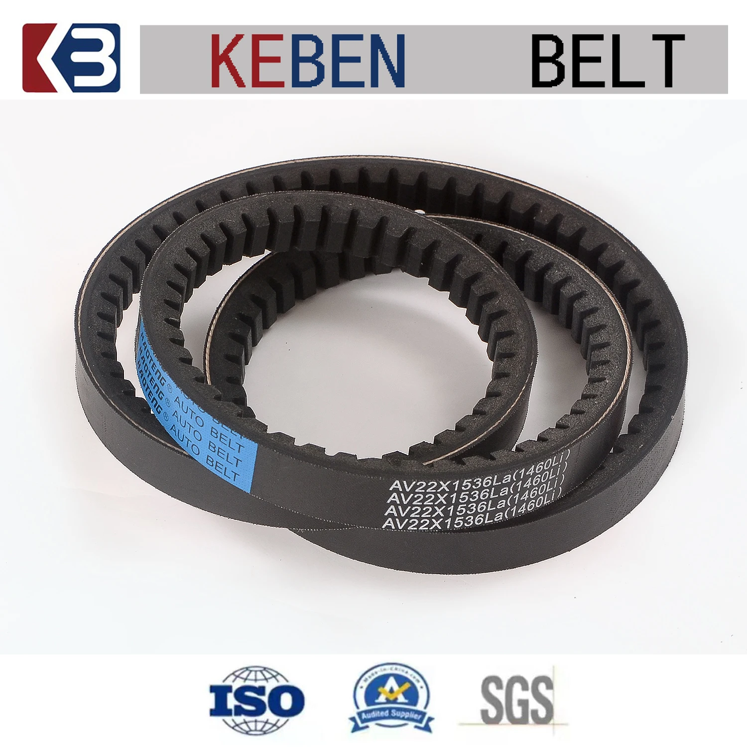 AX BX CX Tooth Belt Rubber Cogged V Belt - High Flexibility