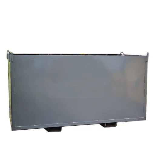 Outdoor Scrap Metal Trash Can Construction Waste Collection And ...