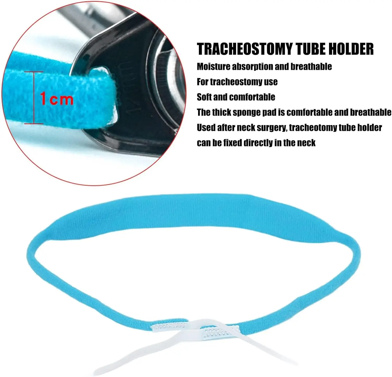 Tracheostomy Cannula Holder Reusable Tracheostomy Bands For Post Neck ...