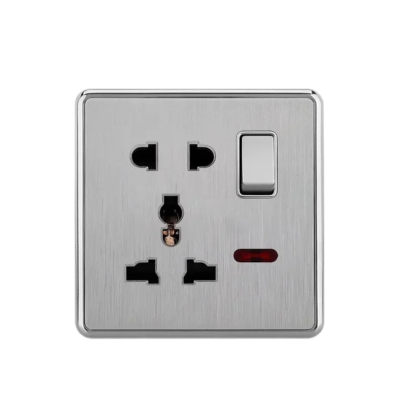 British Standard Industrial Style Gray Stainless Switch Electric ...