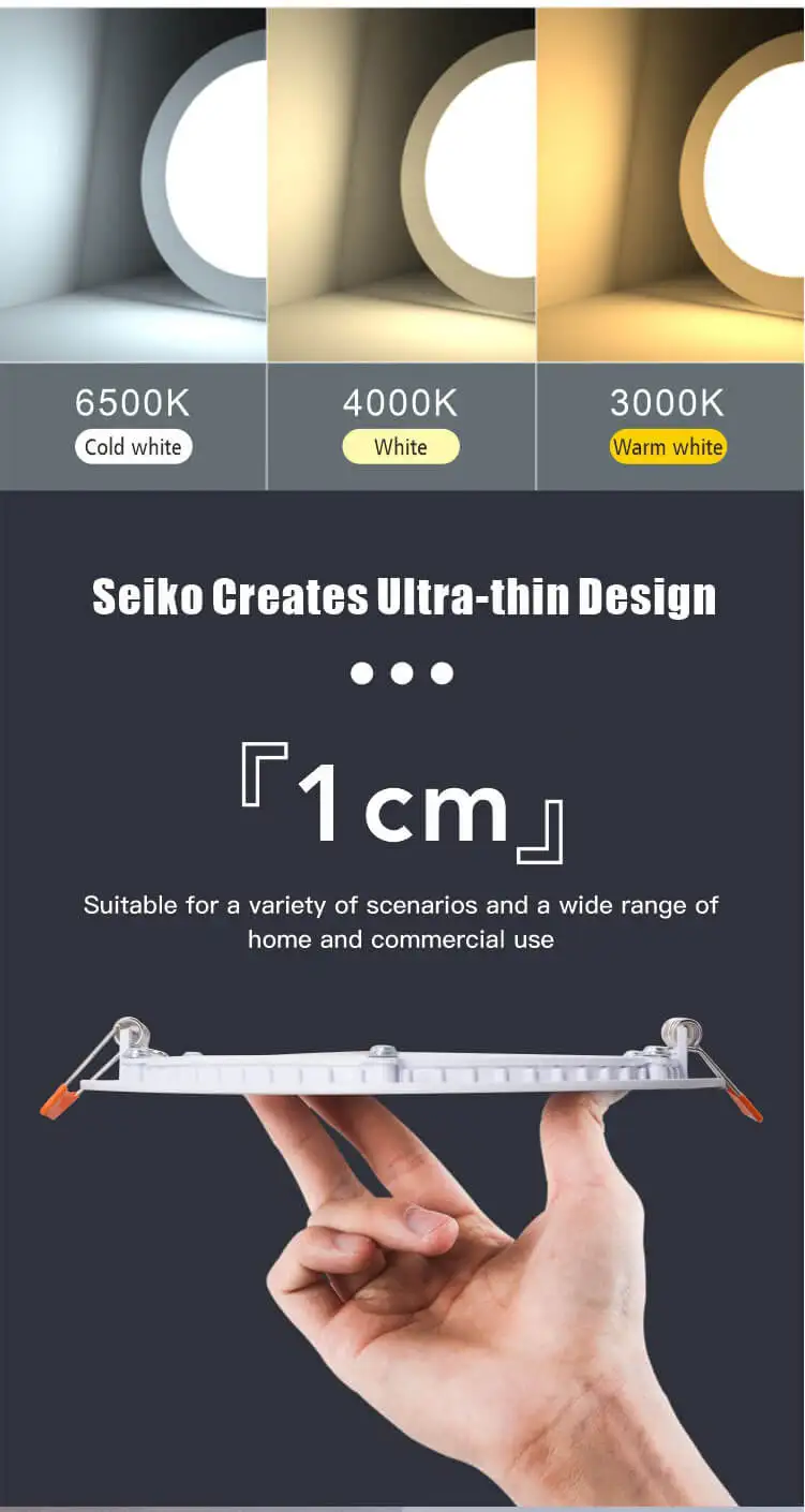 Aluminium Slim Surface Recessed Flush Mounted Frameless Panel Ceiling ...