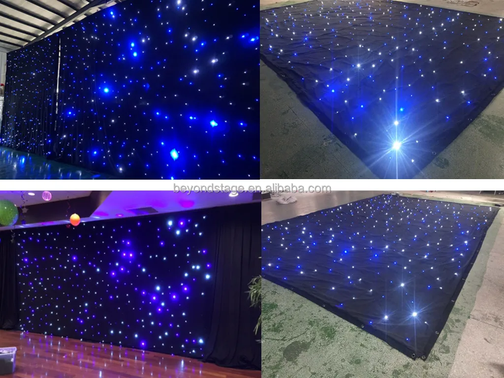 Event Props LED Control Curtain with Light Set Curtain Pipe Kit Sale ...