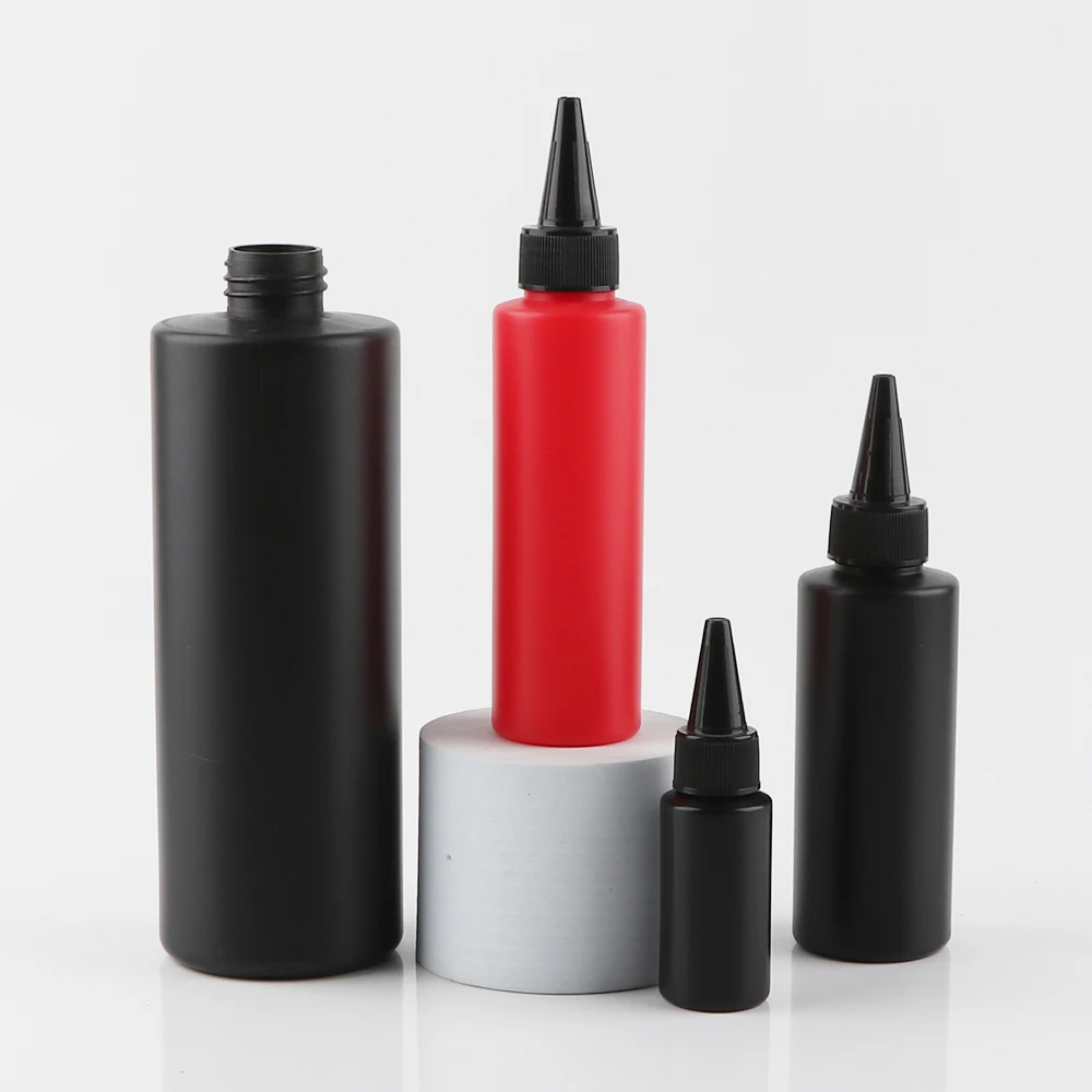 Custom Label Empty Wig Glue Bottle 30ml 500ml 16oz 300ml 8oz 10oz Black ...