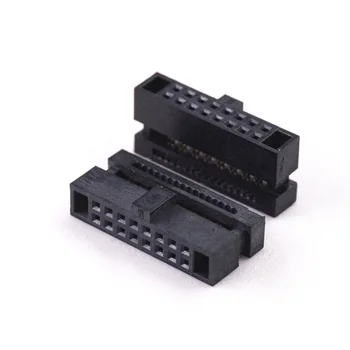 0.050" 1.27mm 16 Pin Idc Socket 2x8 Position Rectangular Female ...